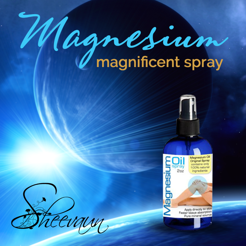 Magnesium Oil Spray - 2oz - Magnificent Magnesium Spray – Energetic ...